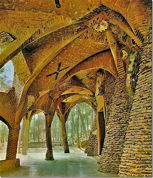 Not PC: Colonia Güell Crypt - Antoni Gaudi